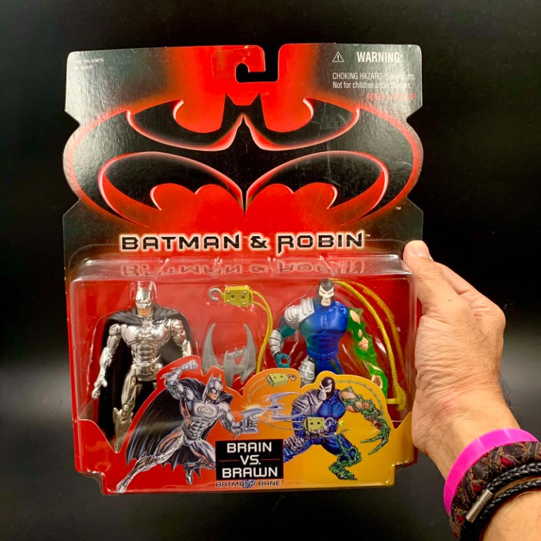 Batman and Robin Brain vs. Brawn Batman / Bane 1997, Kenner, Hobbies ...