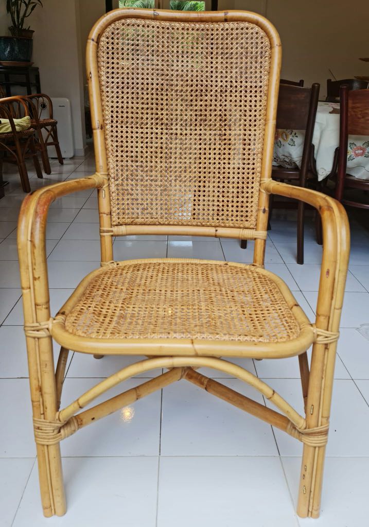 Beautiful rattan chair - throne for the king of the house, Furniture ...