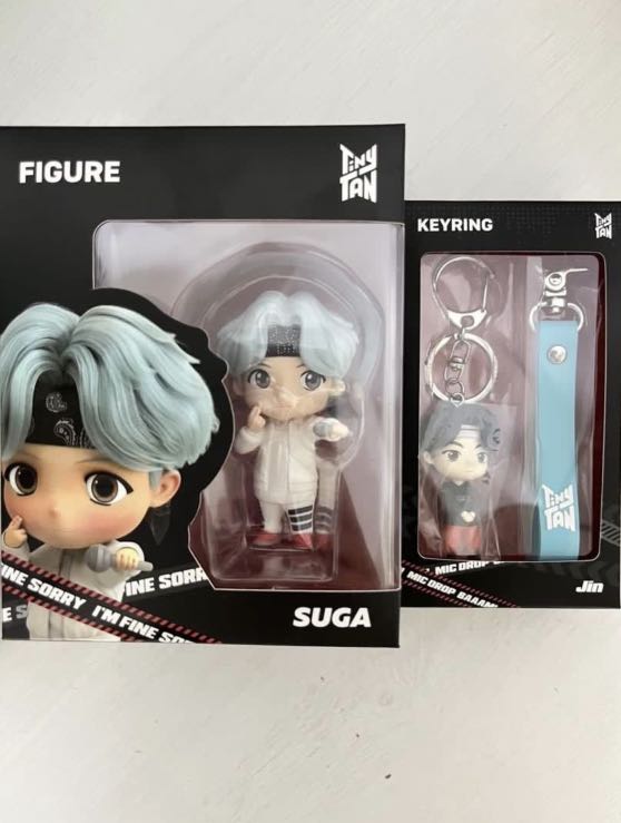 BTS Tinytan Suga&Jin figurine, Hobbies & Toys, Memorabilia ...