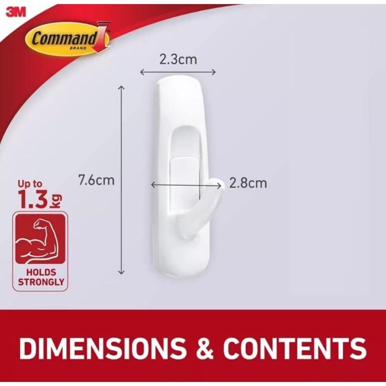 【BUNDLE OF 2】3M Command Medium Utility Hooks Value Pack 17001-6 ...