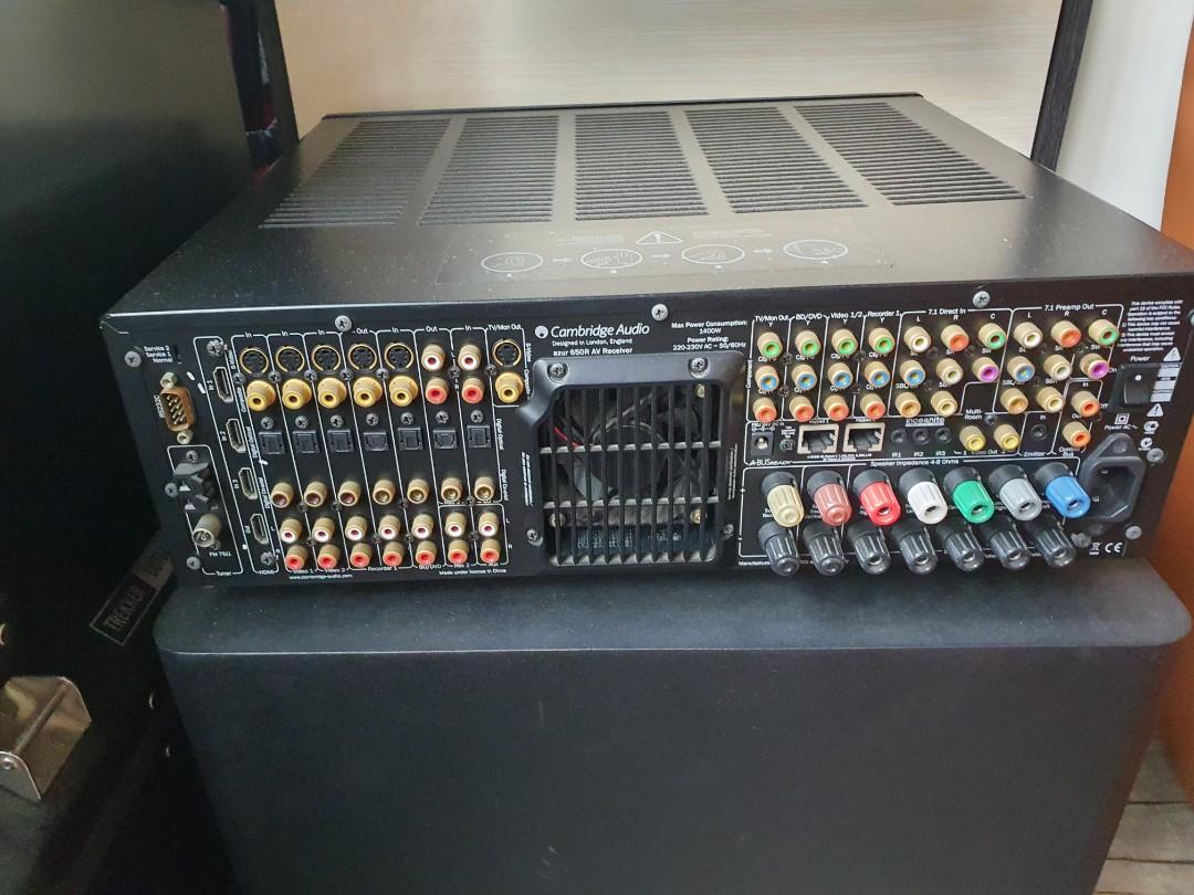 Cambridge Audio Amp Azur 650R & PolkAudio Subwoofer PSW125, Audio ...