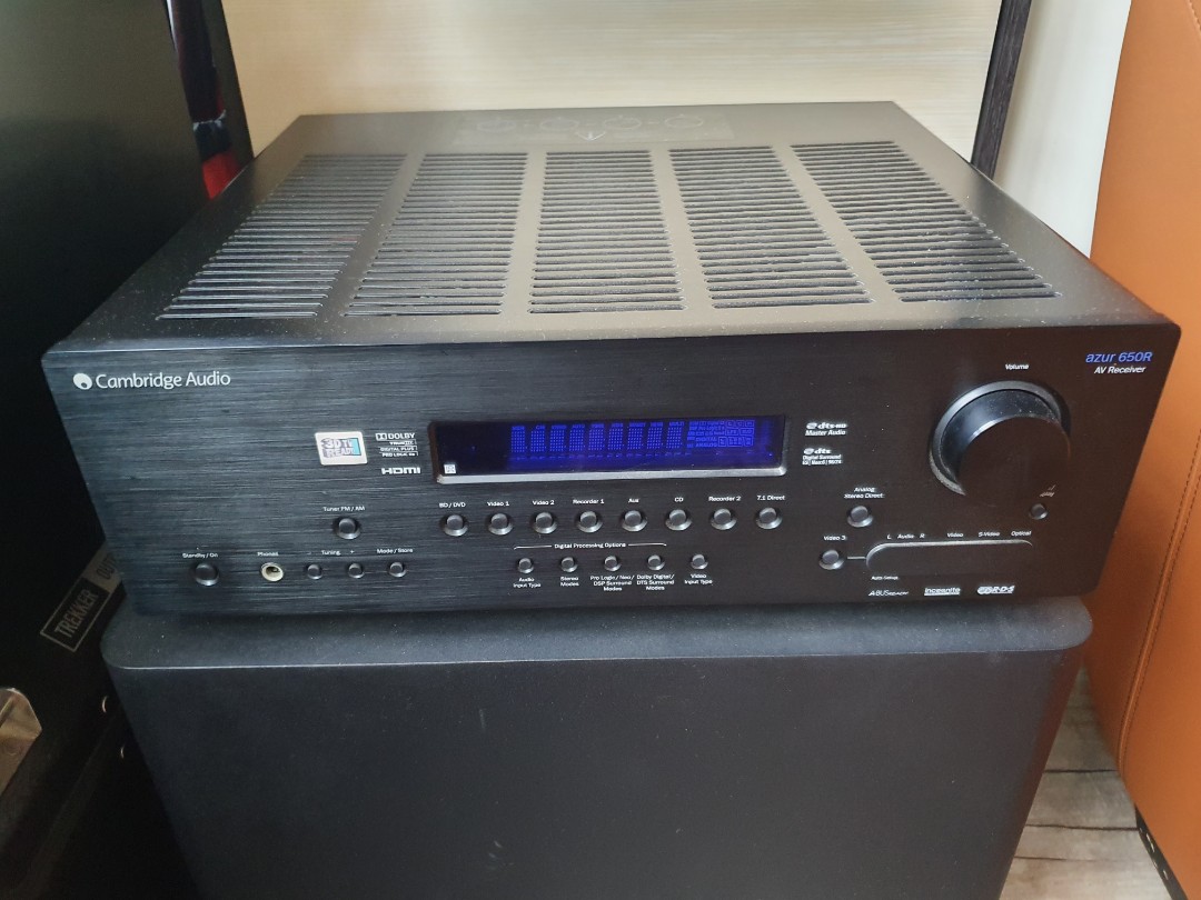 Cambridge Audio Amp Azur 650R & PolkAudio Subwoofer PSW125, Audio ...