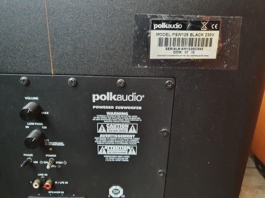 Cambridge Audio Amp Azur 650R & PolkAudio Subwoofer PSW125, Audio ...