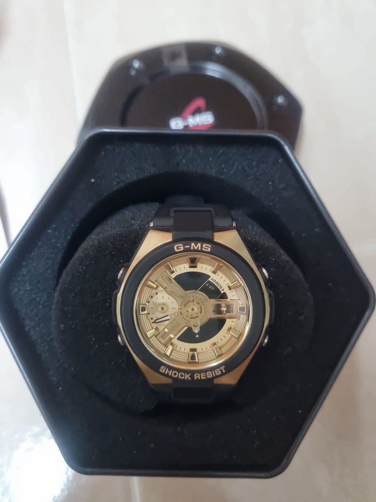 Casio MSG 400 Gold/Black, Women's Fashion, Watches & Accessories, Watches on Carousell