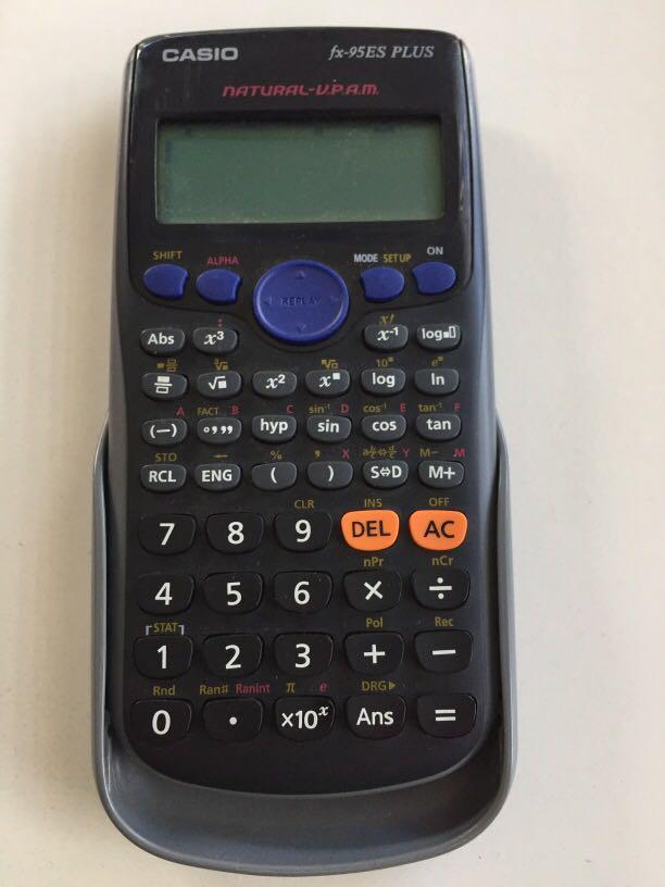Casio Scientific Calculator fx-95ES PLUS, Computers & Tech, Office ...
