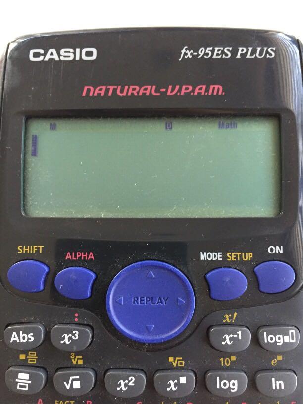 Casio Scientific Calculator fx-95ES PLUS, Computers & Tech, Office ...