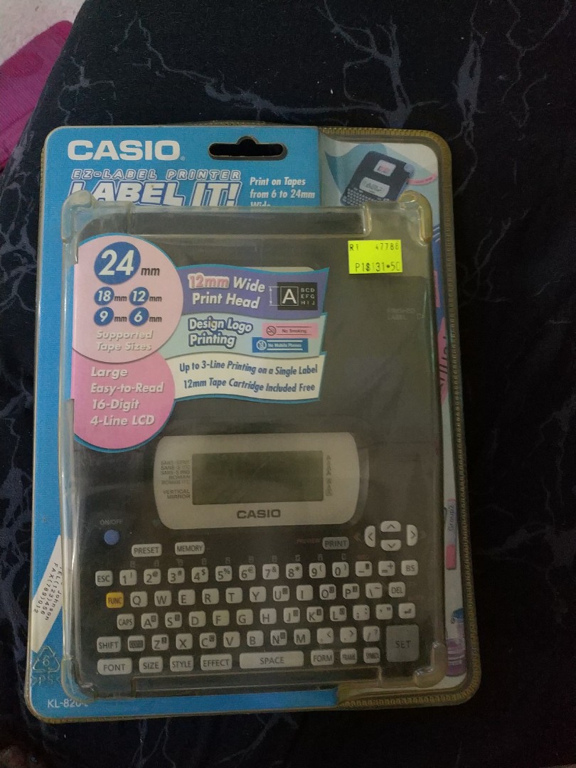 Casio sticker label maker label it, Computers & Tech, Parts ...