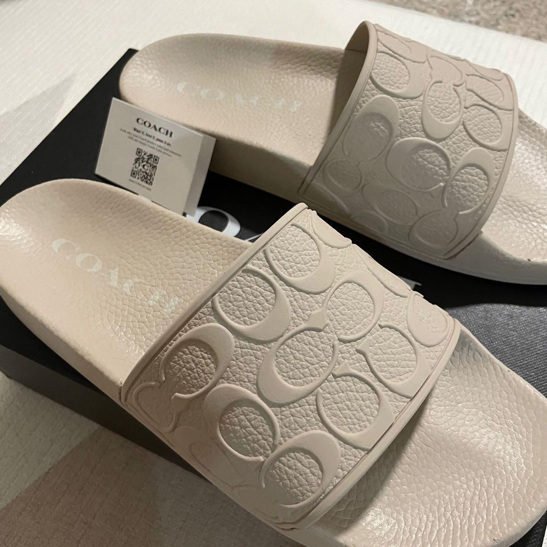 Coach Sliders, Luxury, Sneakers & Footwear on Carousell
