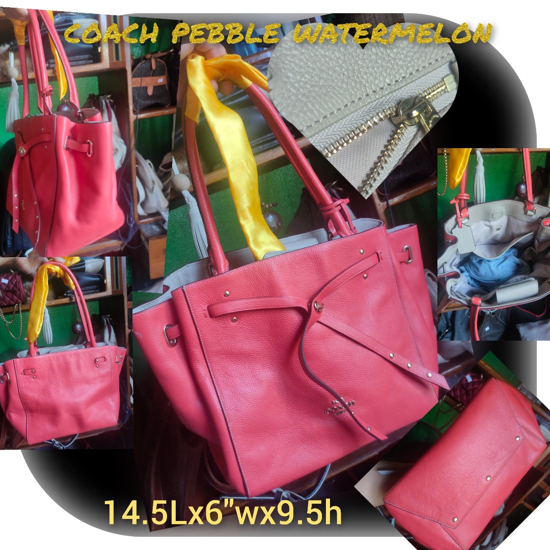 coach watermelon, Luxury, Bags & Wallets on Carousell