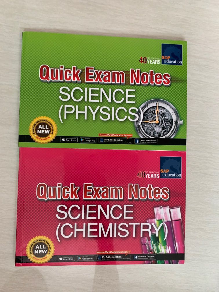 Combined science chemistry/physics notes, Hobbies & Toys, Books ...