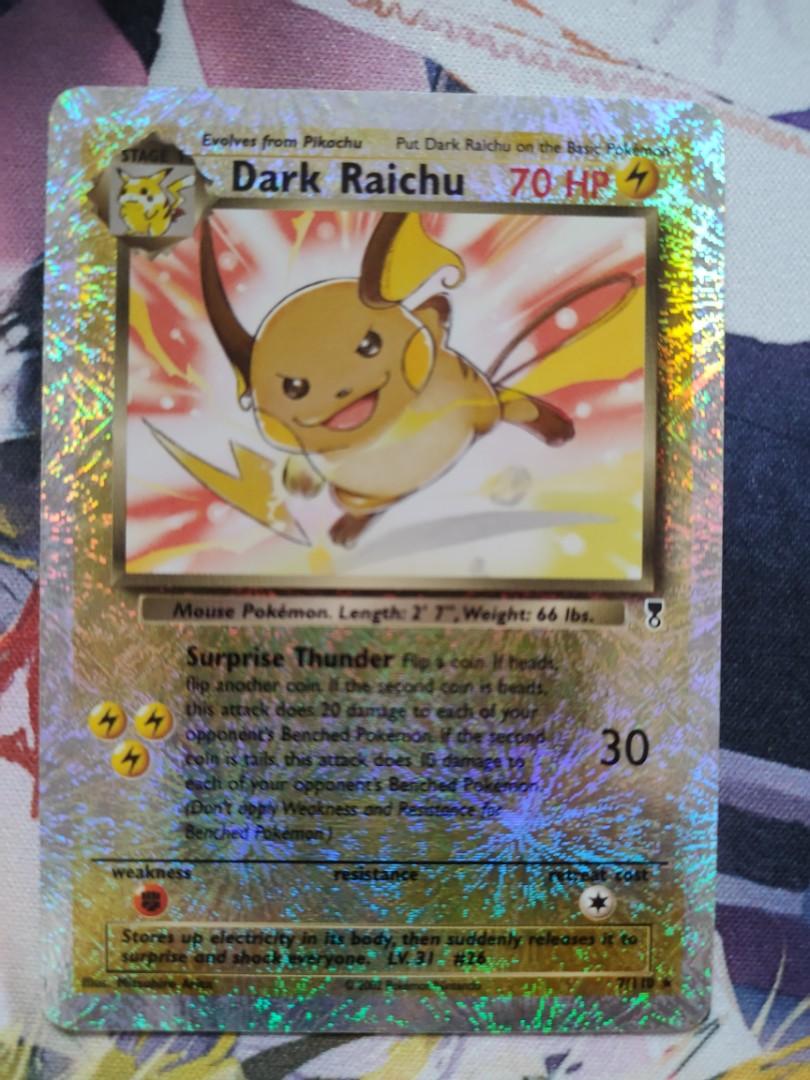 Dark Raichu 7/110 Legendary Collection, Hobbies & Toys, Memorabilia ...