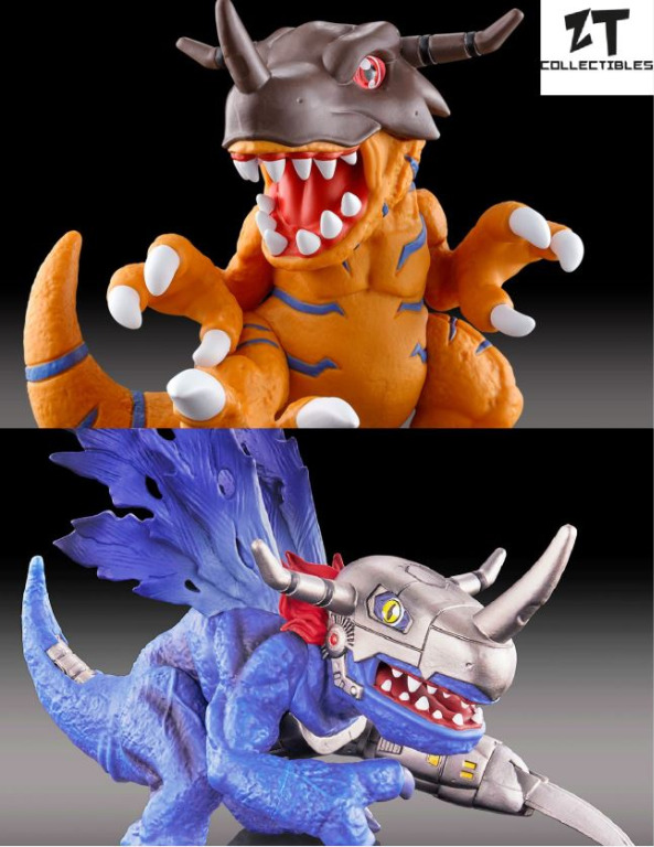 Digimon - Dynamotion Greymon / Metalgreymon (Blue) Heavy Paint Version ...