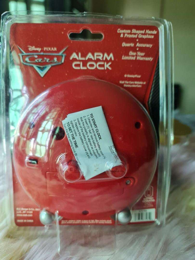 Disney Pixar Cars Alarm Clock, Furniture & Home Living, Home Decor ...