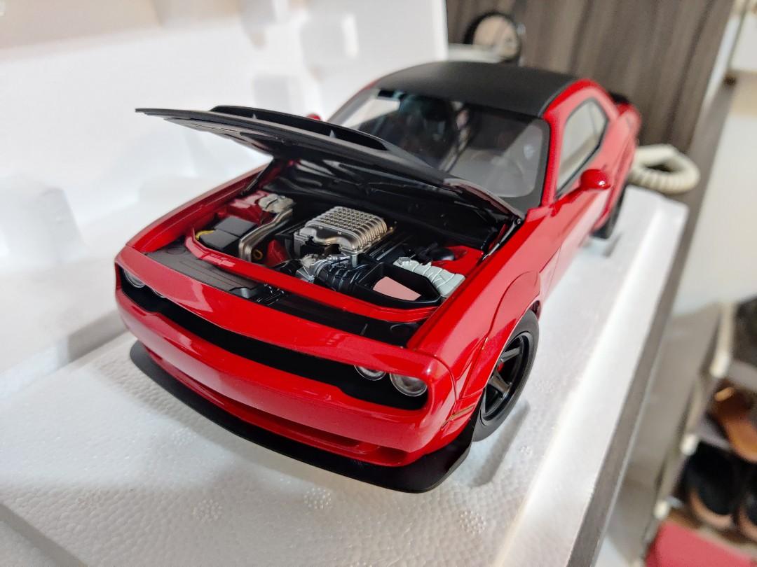 Autoart Dodge Challenger SRT8 Demon Hellcat 1/18, Hobbies & Toys, Toys ...