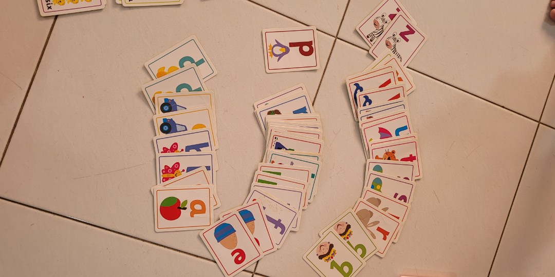ELC abc, number, shape, colur etc cards, Babies & Kids, Infant Playtime ...