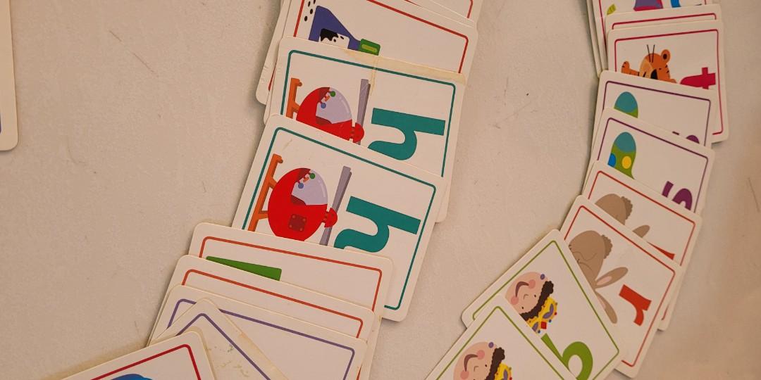 ELC abc, number, shape, colur etc cards, Babies & Kids, Infant Playtime ...