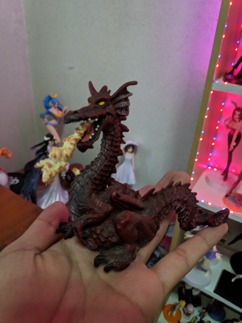 Fire breathing dragon, Hobbies & Toys, Toys & Games on Carousell
