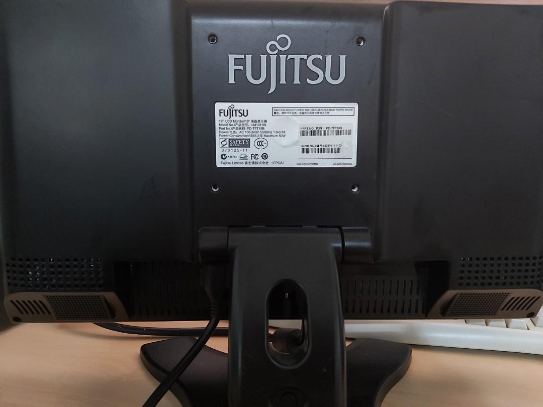 Fujitsu LM1911W 19" LCD monitor last set, Computers & Tech, Parts ...