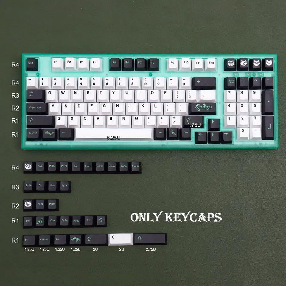 GMK panda keycaps, Computers & Tech, Parts & Accessories, Computer ...