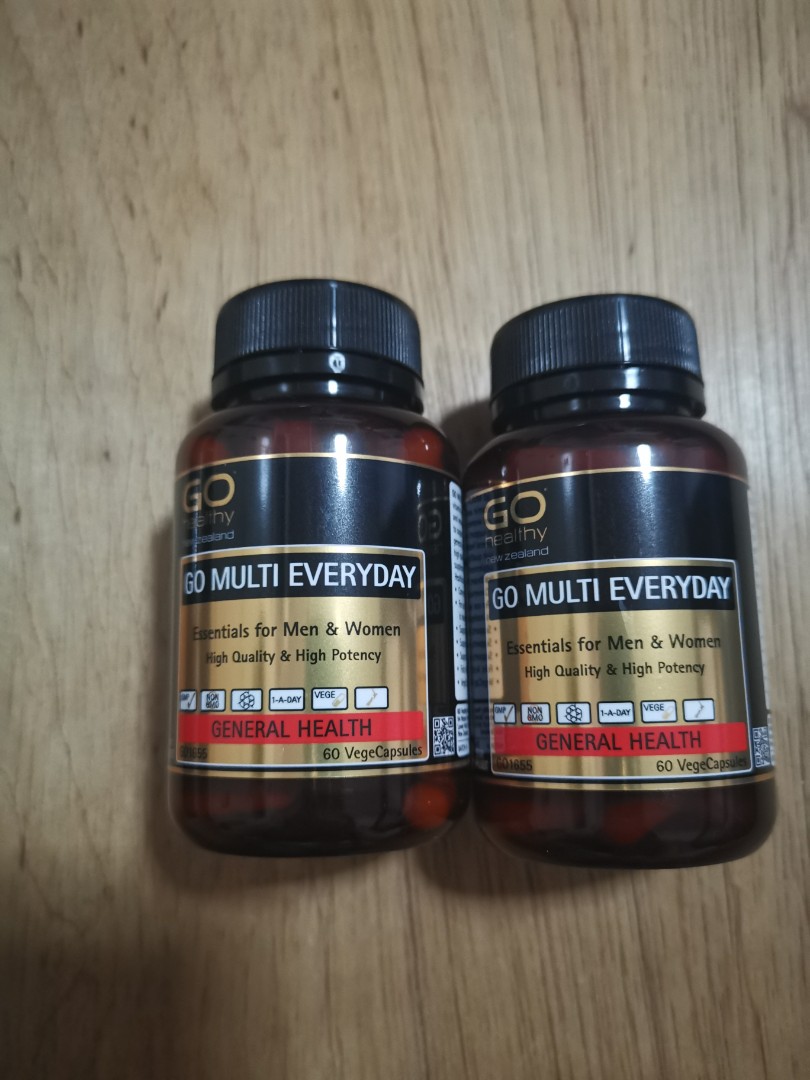 Go multi everyday vitamins, Health & Nutrition, Health Supplements ...