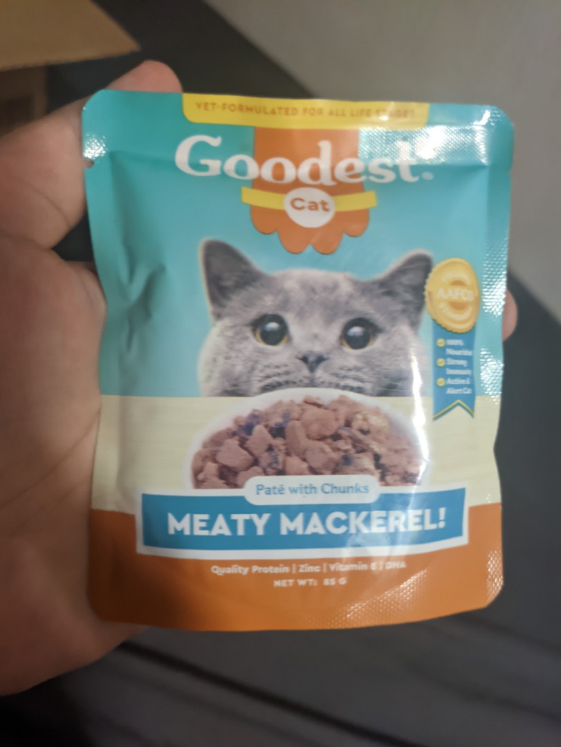 Goodest Cat Wet Food Tuna & Mackarel 24 pieces, Pet Supplies, Pet Food ...
