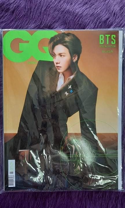 GQ Magazine - Suga Cover, Hobbies & Toys, Memorabilia & Collectibles, K-Wave on Carousell