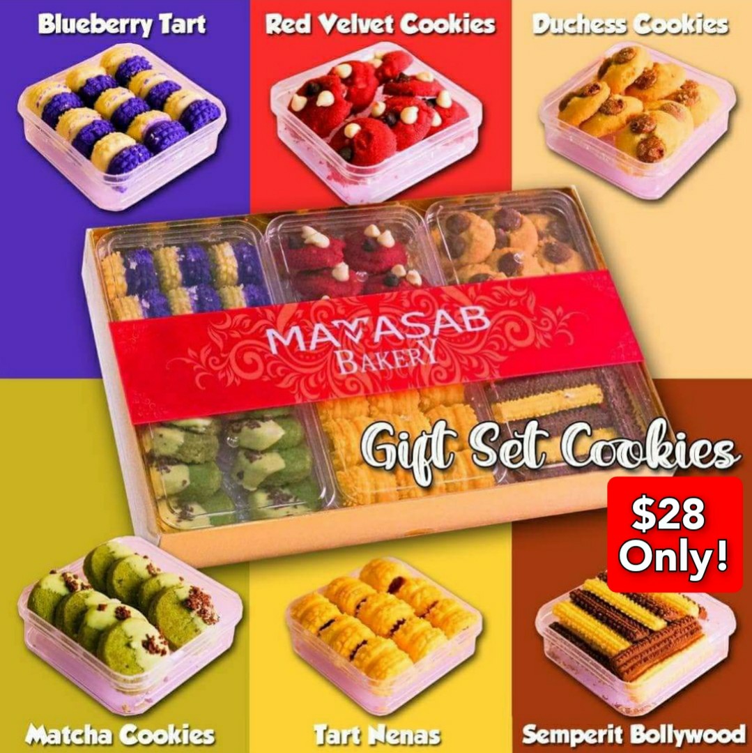 Halal Gift Set Cookies, Food & Drinks, Homemade Bakes on Carousell