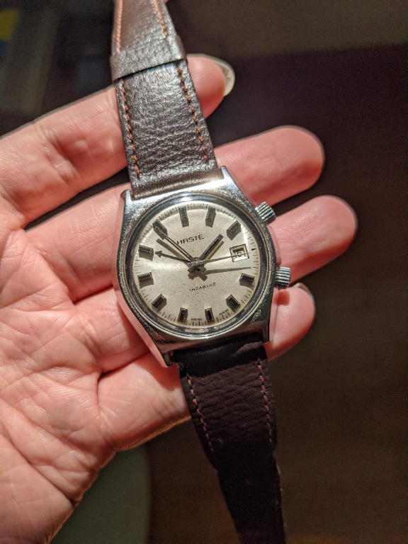 Haste Vintage Alarm Watch, Luxury, Watches on Carousell