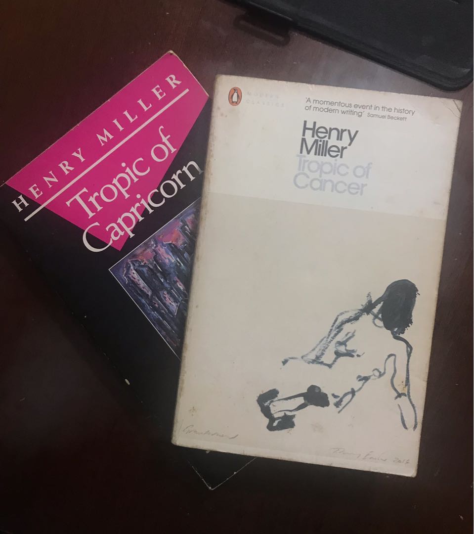 TROPIC OF CANCER AND TROPIC OF CAPRICORN by Henry Miller [book bundle ...