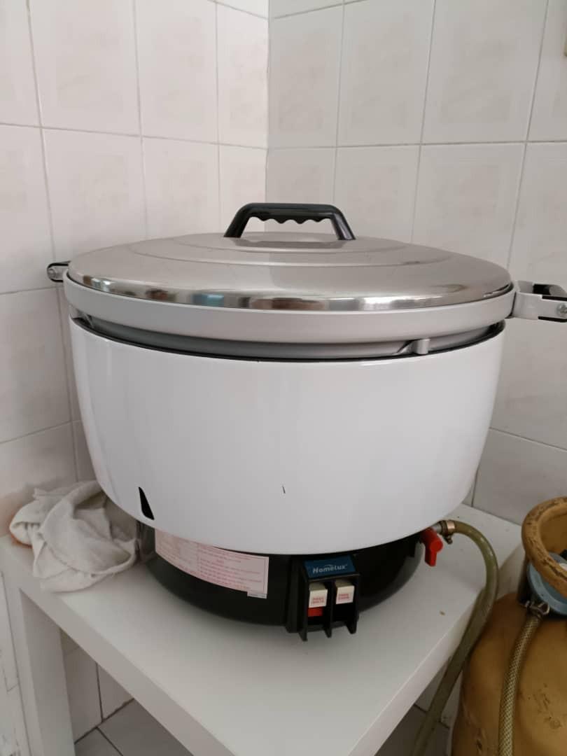 Homelux Commercial Gas Rice Cooker (15 Litre), Furniture & Home Living ...