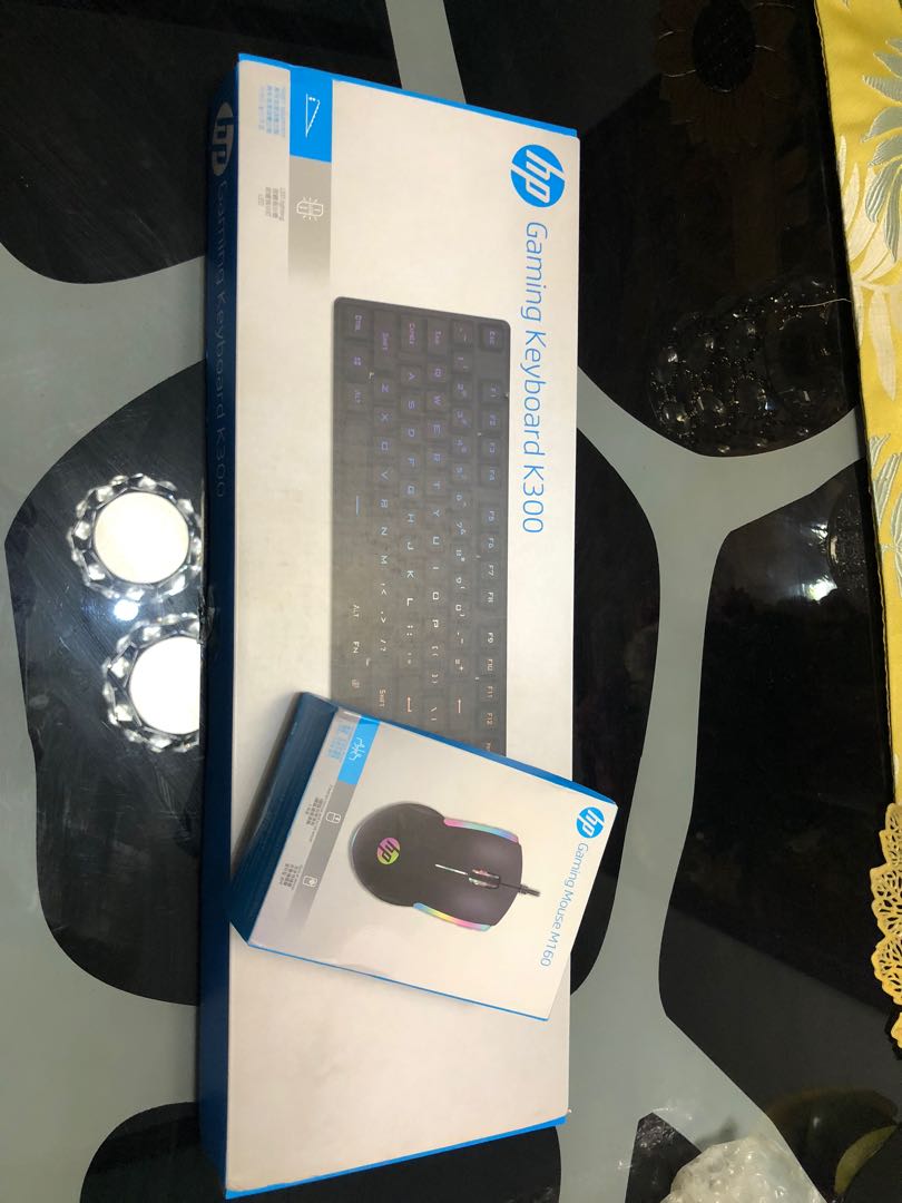 HP Gaming mouse and keyboard, Computers & Tech, Parts & Accessories ...