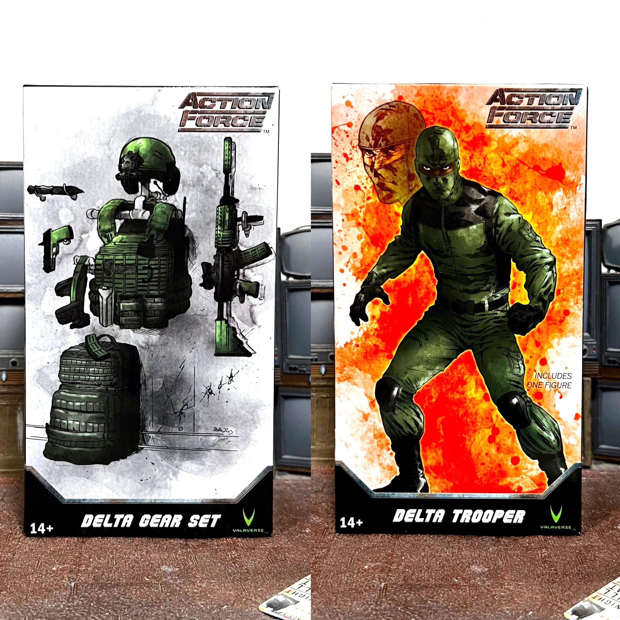[In hand] Valaverse 1/12 Action Force Wave 2B: Delta Trooper and Gear Pack Delta, Hobbies & Toys ...