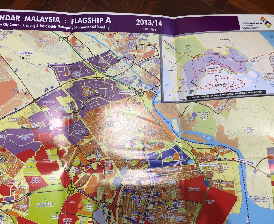 Iskandar Malaysia flagship A map, Property, Others on Carousell