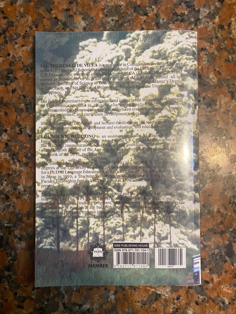 JOURNALISM FOR FILIPINO STUDENTS, Hobbies & Toys, Books & Magazines ...