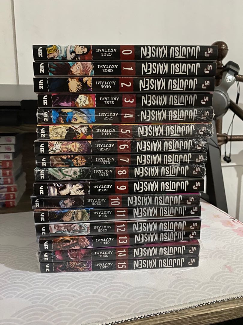 Jujutsu Kaisen Set Vol 0-15 JJK set vol 0-15, Hobbies & Toys, Books ...