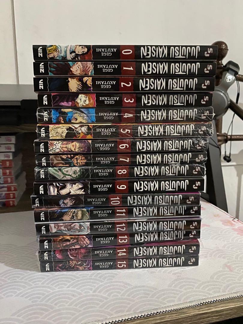 Jujutsu Kaisen Set Vol 0-15 JJK set vol 0-15, Hobbies & Toys, Books ...