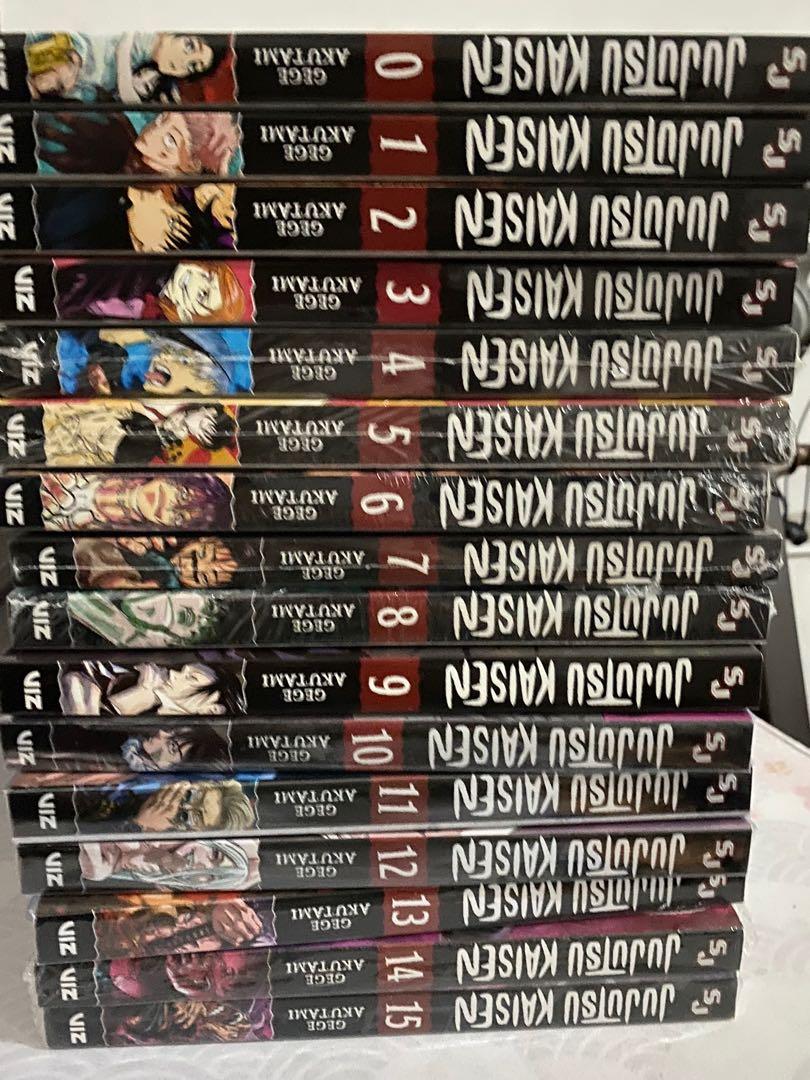 Jujutsu Kaisen Set Vol 0-15 JJK set vol 0-15, Hobbies & Toys, Books ...