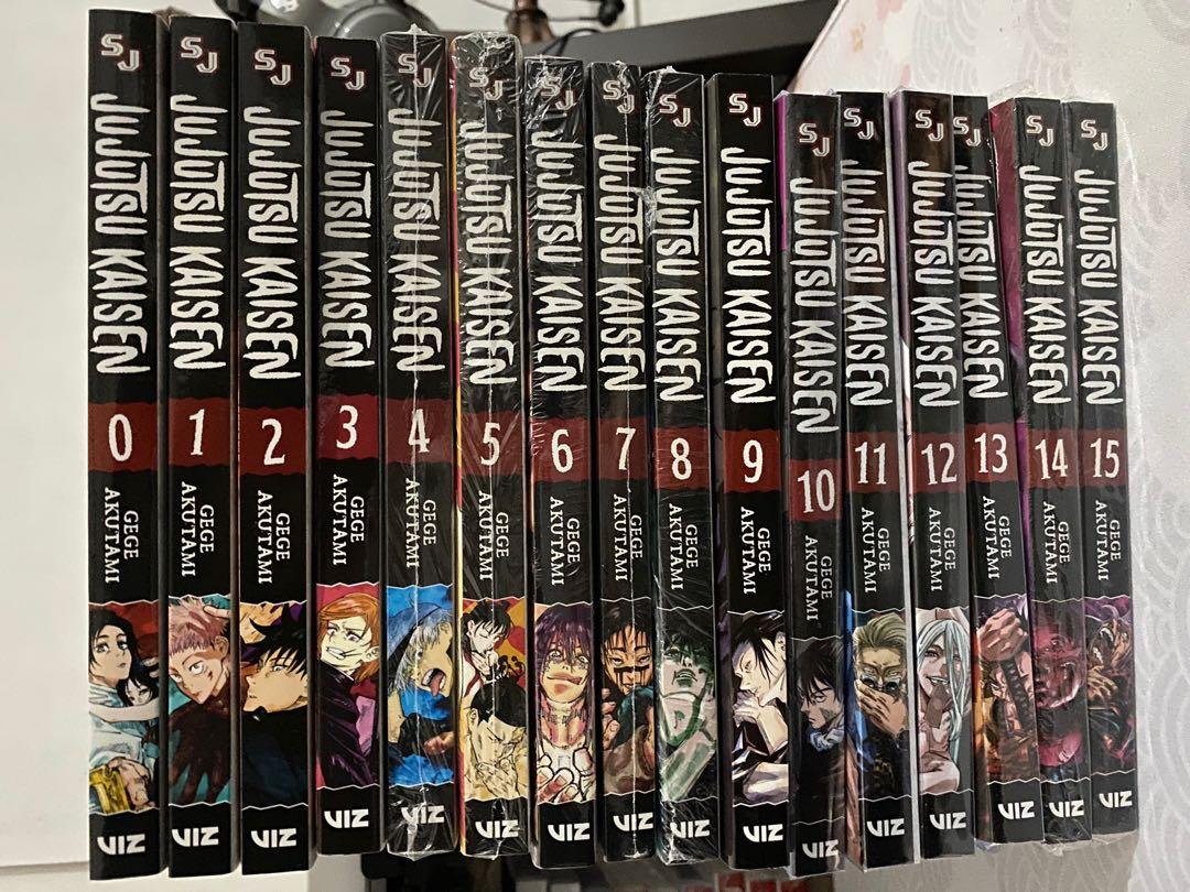 Jujutsu Kaisen Set Vol 0-15 JJK set vol 0-15, Hobbies & Toys, Books ...