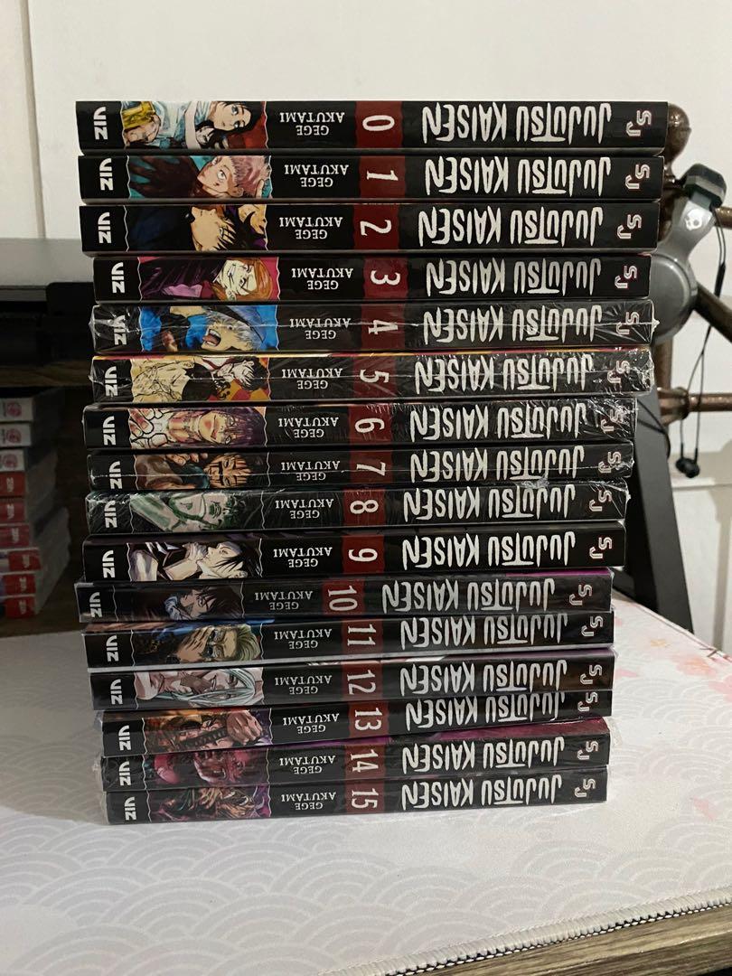Jujutsu Kaisen Set Vol 0-15 JJK set vol 0-15, Hobbies & Toys, Books ...