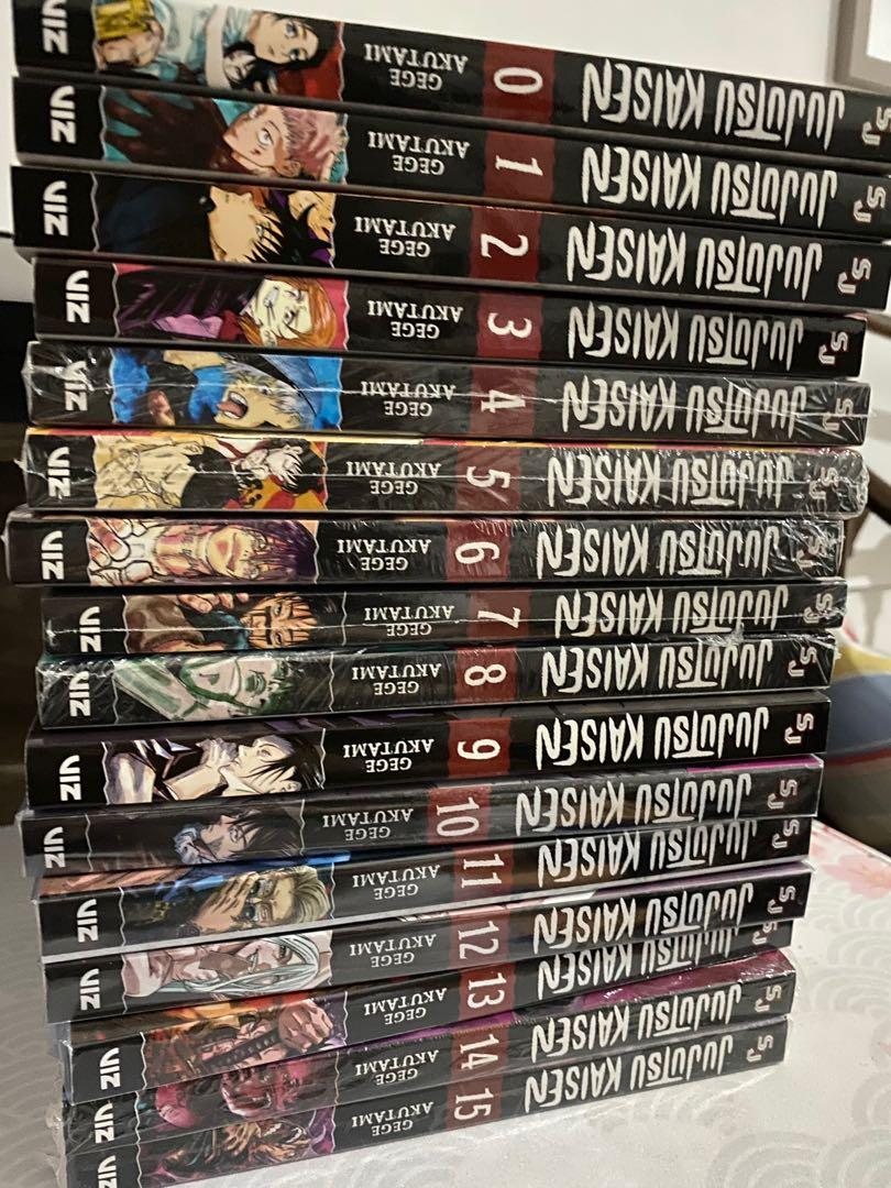 Jujutsu Kaisen Set Vol 0-15 JJK set vol 0-15, Hobbies & Toys, Books ...