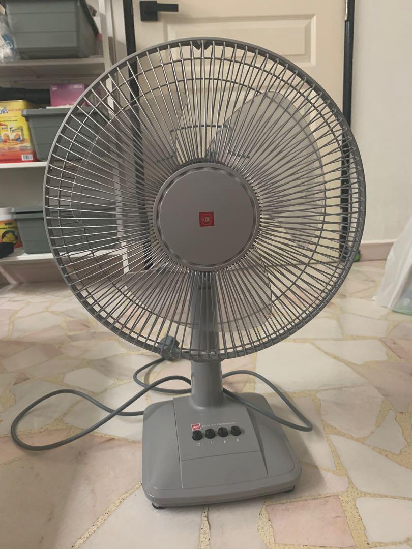 KDK Table Fan, Furniture & Home Living, Lighting & Fans, Fans on Carousell