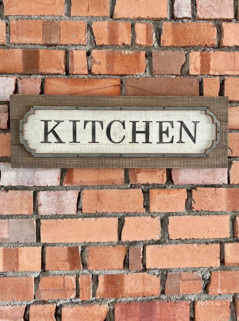 Kitchen signage wooden plaque, Furniture & Home Living, Home Decor ...