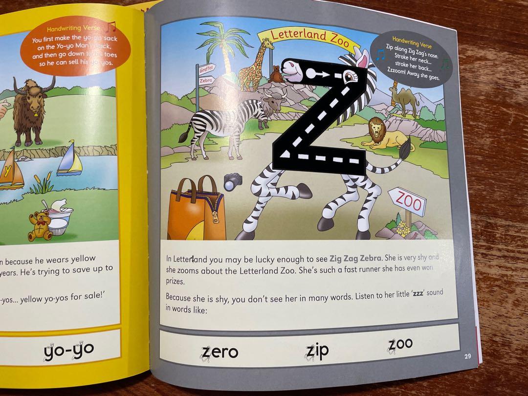 Letterland phonics touch and trace, Hobbies & Toys, Books & Magazines ...