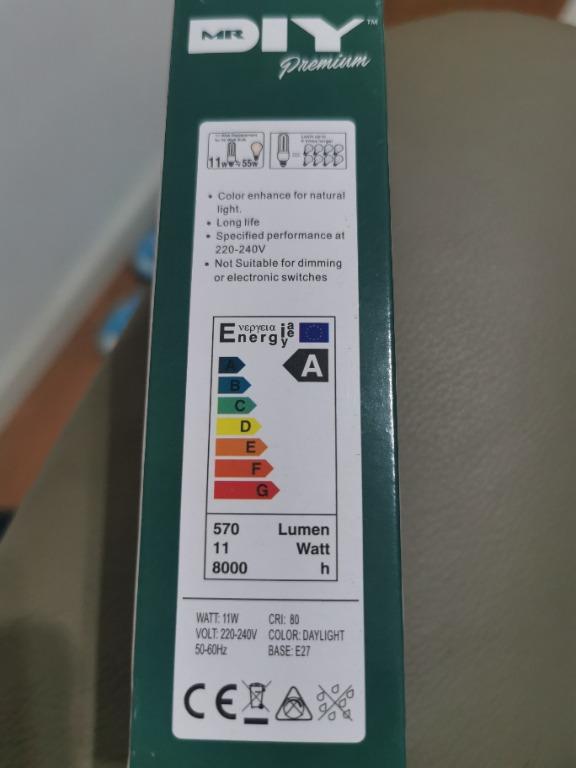 Light bulb 11W (Mr DIY brand), TV & Home Appliances, Electrical ...