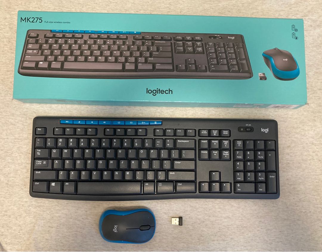 Logitech MK275 Wireless Keyboard and Mouse, Computers & Tech, Parts ...