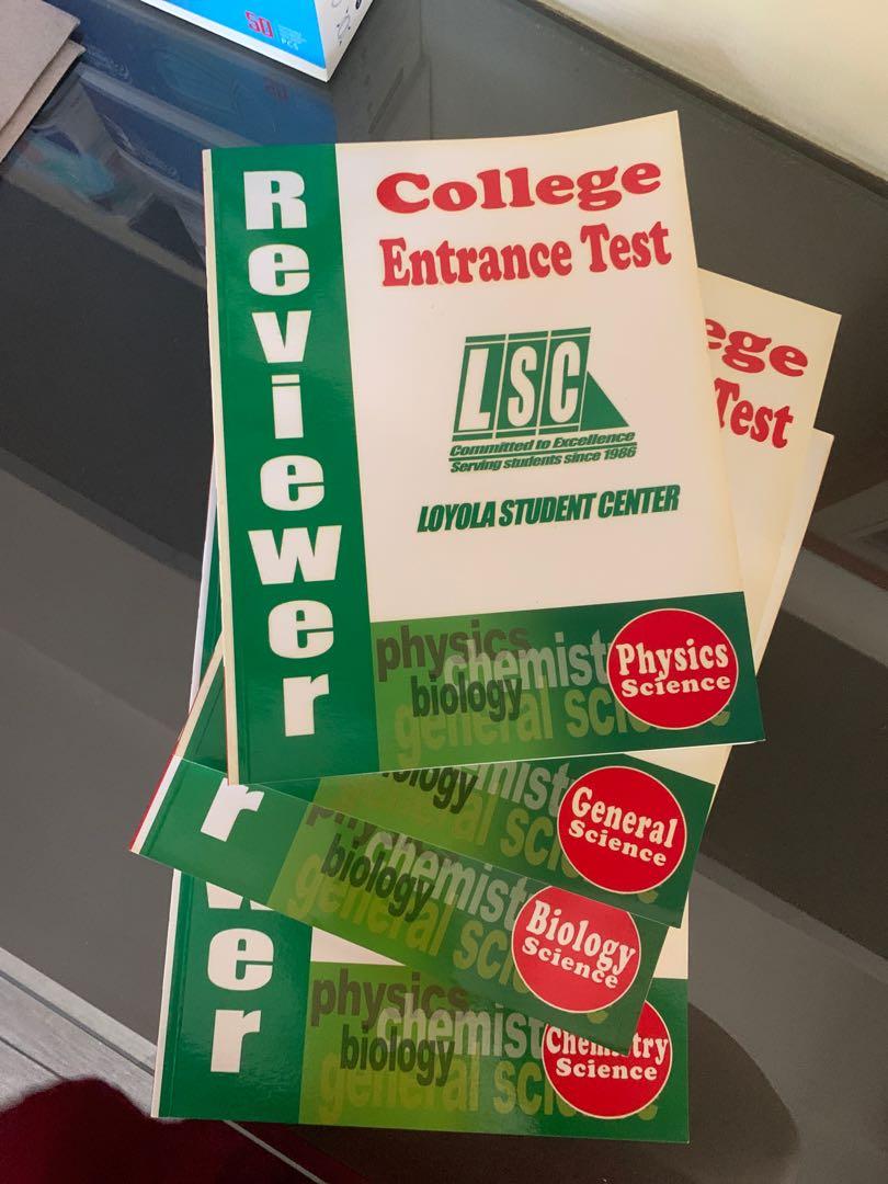 LSC ( Loyola Student Center ) | College Entrance Test Reviewer Package ...