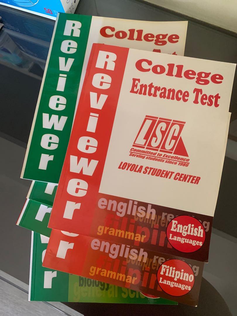 LSC ( Loyola Student Center ) | College Entrance Test Reviewer Package ...