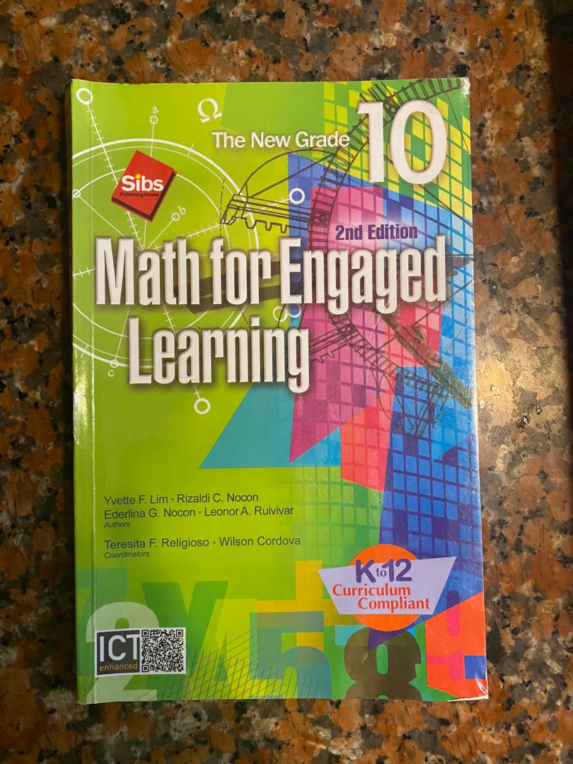 MATH FOR ENGAGED LEARNING | GRADE 10 BOOK, Hobbies & Toys, Books ...