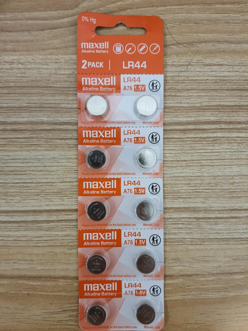 Maxell Alkaline Battery LR44 1.5V, Photography, Photography Accessories ...