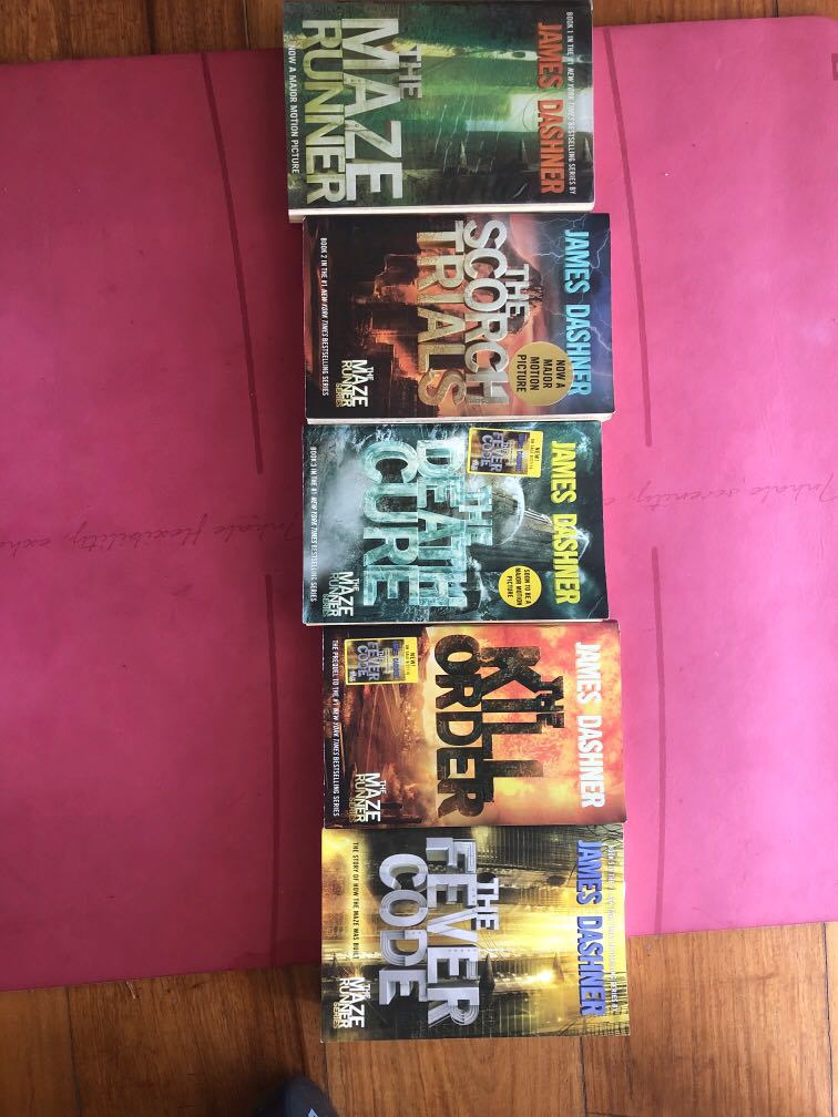 Maze Runner Books - Maze Runner, Scorch Trials, Death Cure, Kill Order ...